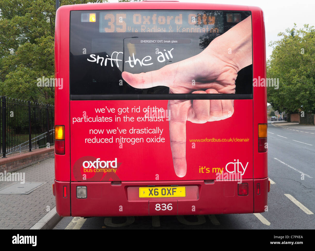 Oxford clean air bus 2 Stock Photo - Alamy