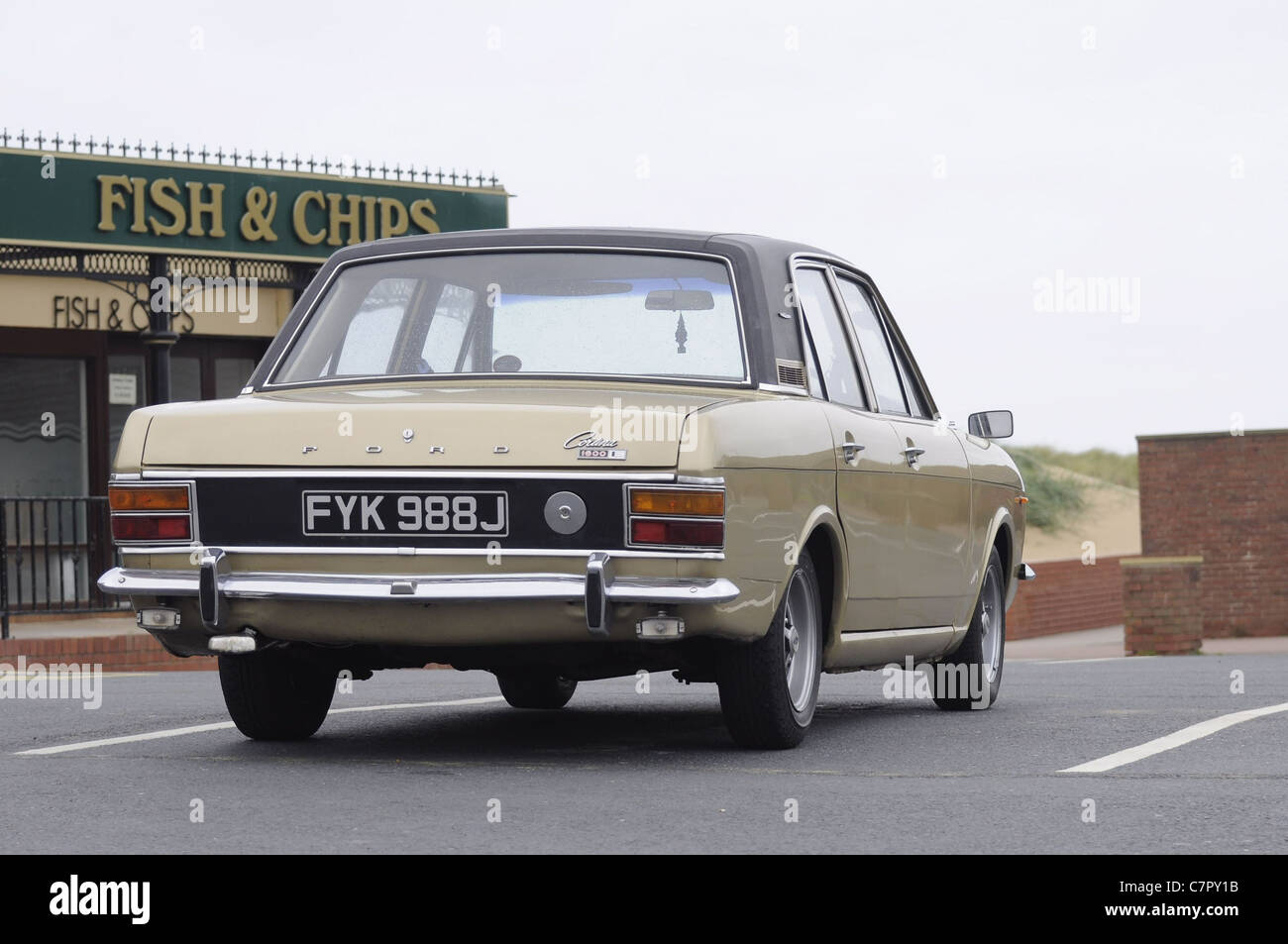 Ford Cortina Mk II 1600E Stock Photo - Alamy