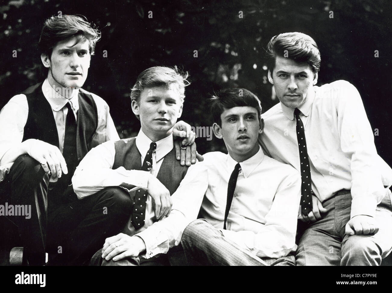 THE SEARCHERS UK pop group in 1965. From left: Chris Curtis, John ...