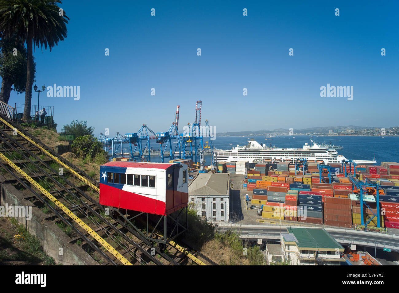 Cargo container lift cranes hi-res stock photography and images - Alamy