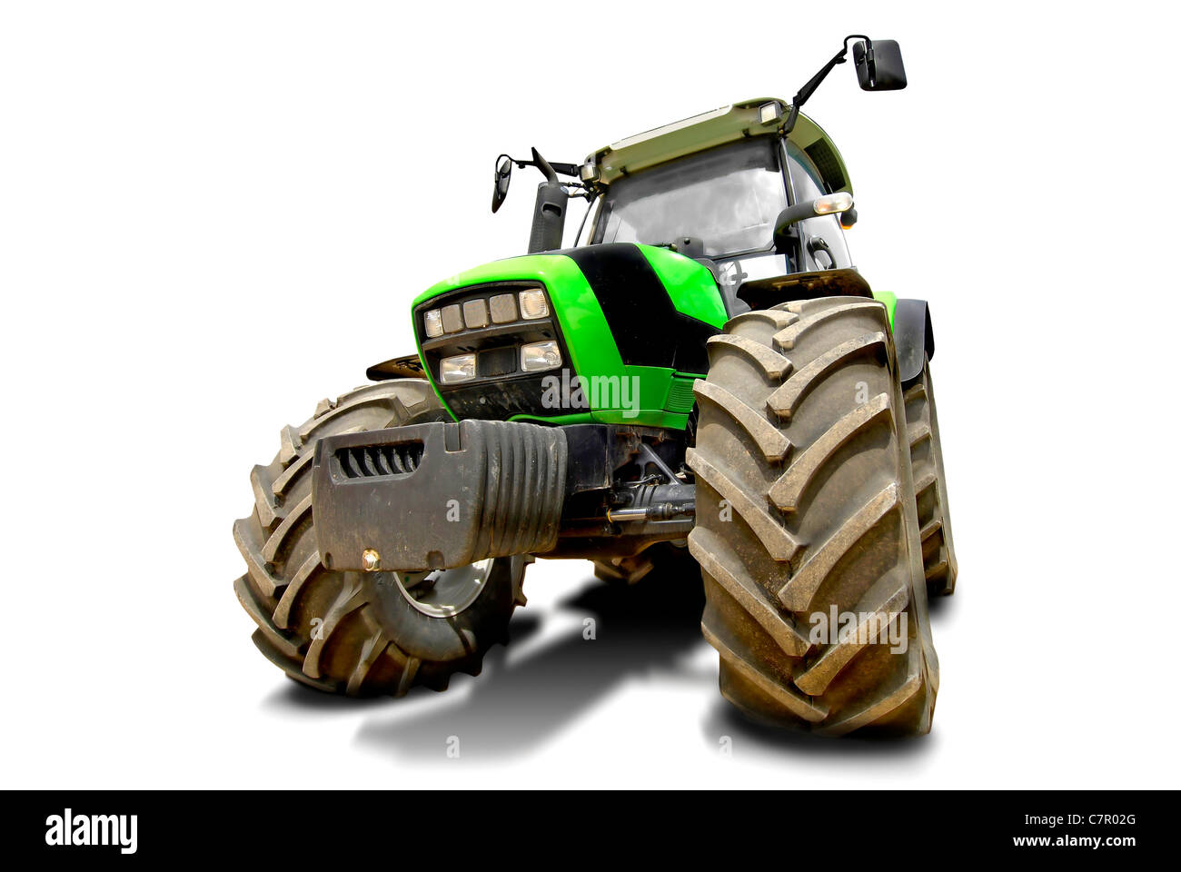 Agricultural machinery tractor in Cut Out Stock Images & Pictures - Alamy