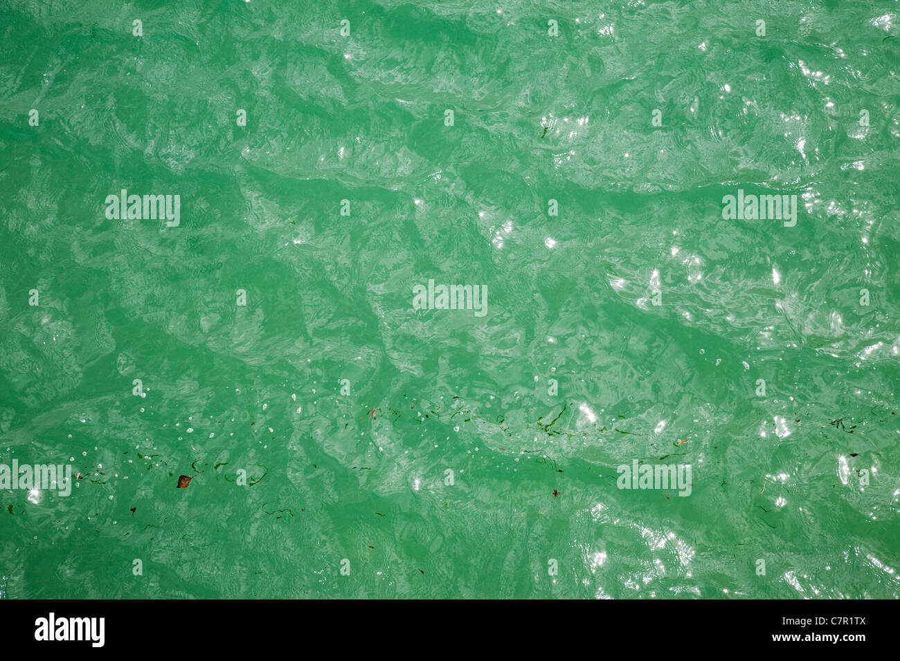 Green sea water Stock Photo - Alamy