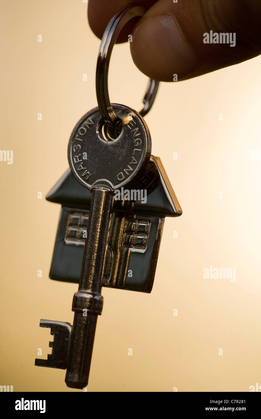 First house keys in silhouette Stock Photo - Alamy