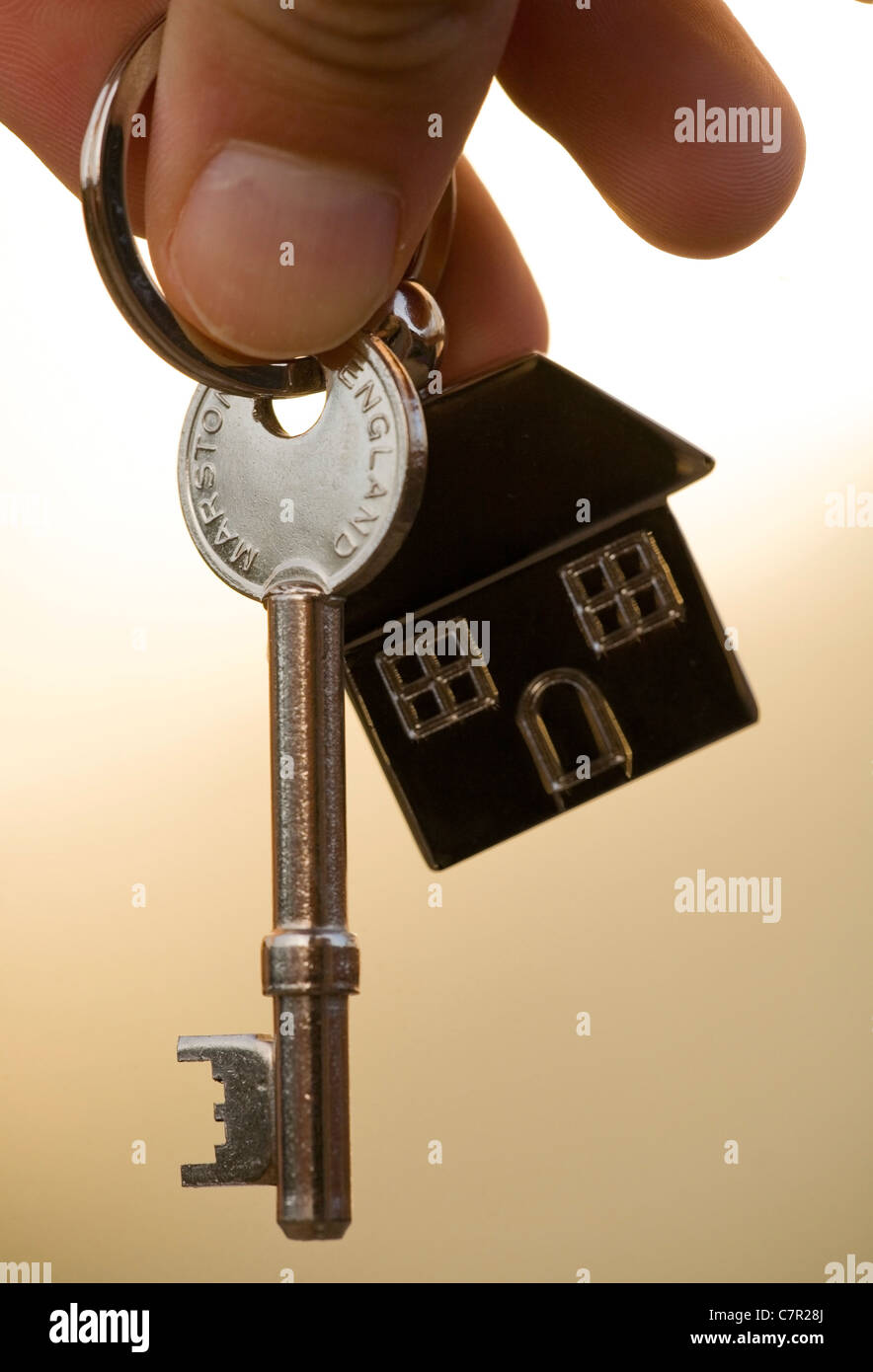 First house keys in silhouette Stock Photo - Alamy