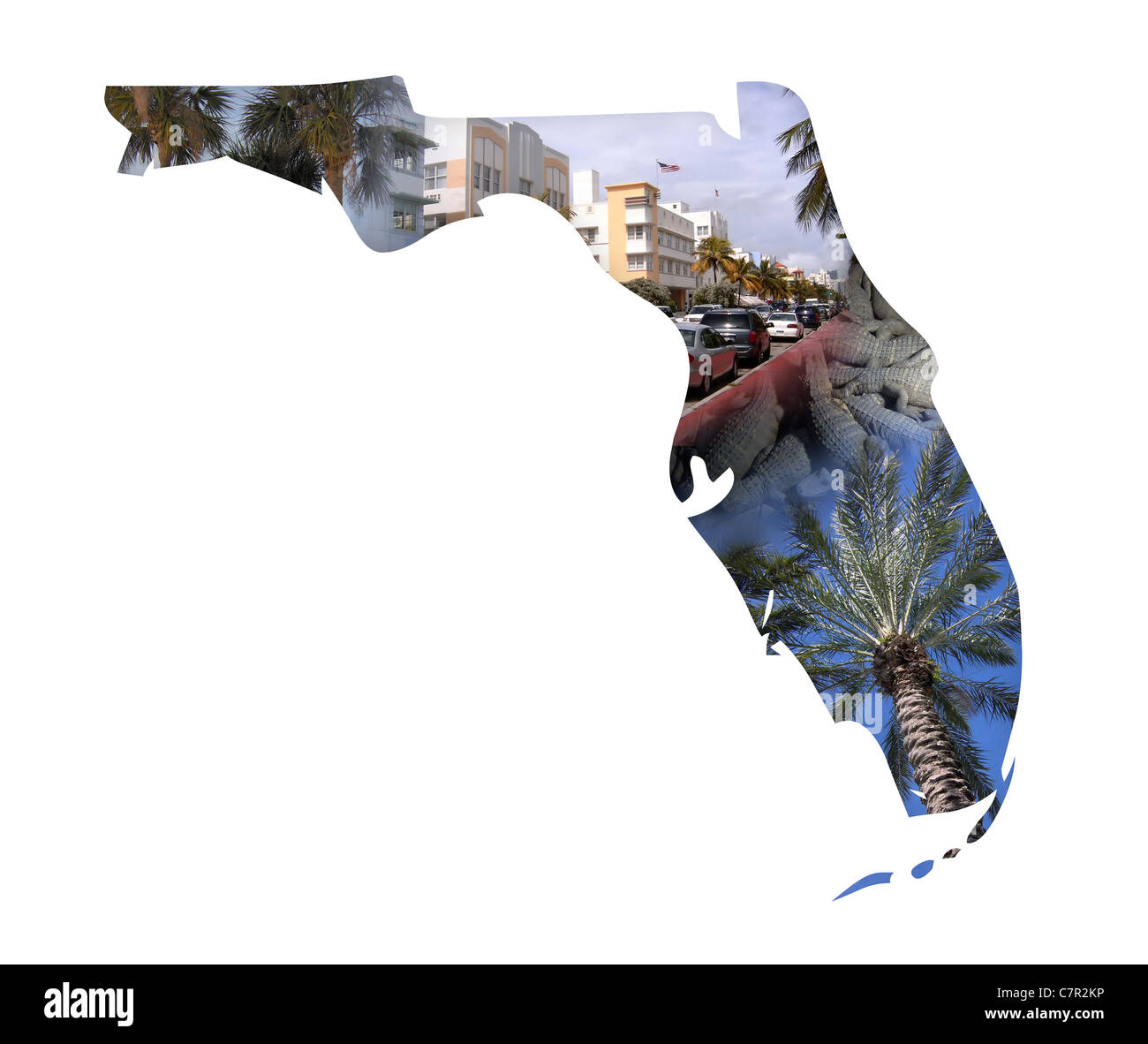 Miami map hi-res stock photography and images - Alamy