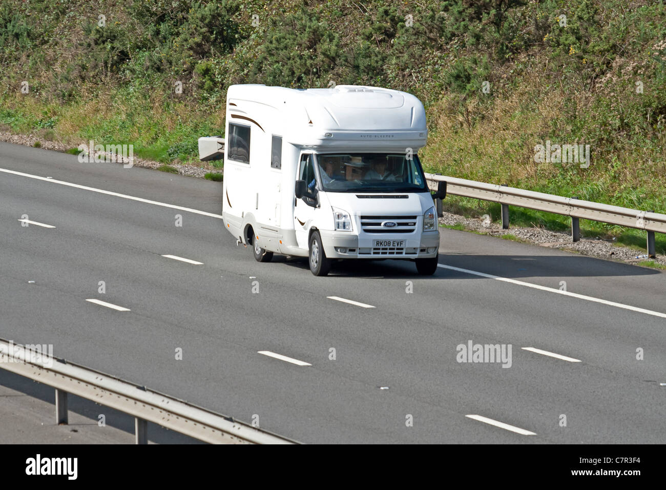 Caravan on a motorway hi-res stock photography and images - Alamy