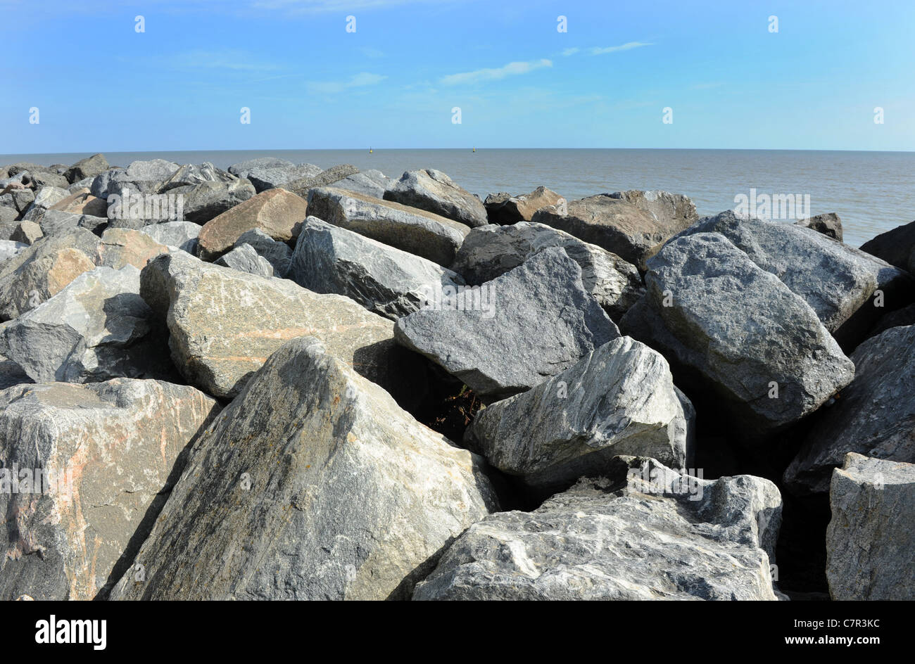 Sea defences at Lowestoft Suffolk England Uk Stock Photo - Alamy