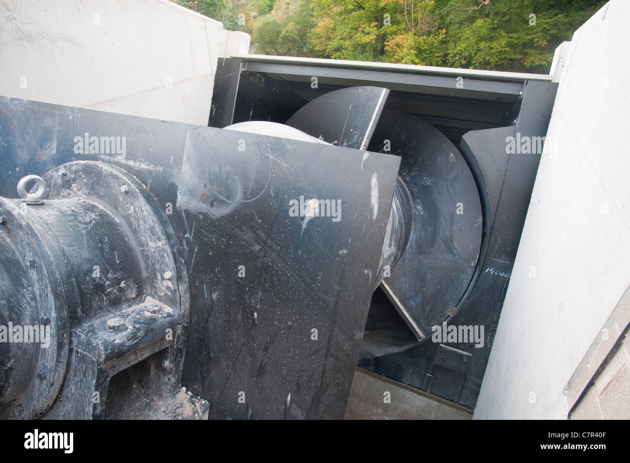Archimedes screw hydro generator on hi-res stock photography and images ...