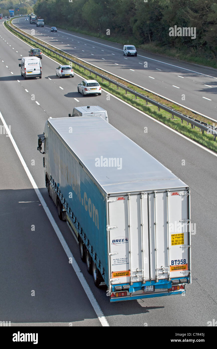 Breen International Logistics operates lorries and trucks on the M4 ...