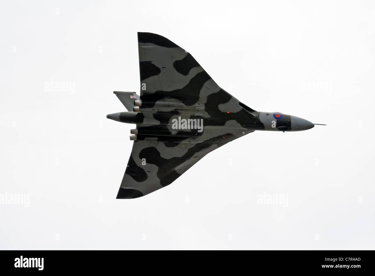 The Avro Vulcan XH558 performed a display at the Farnborough ...