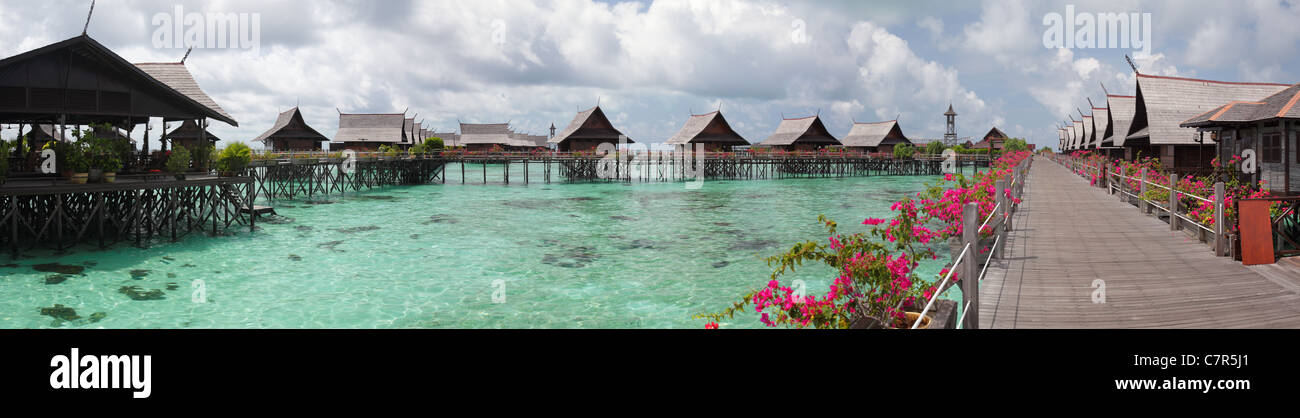 Kapalai resort at Kapalai Island, Borneo, Malaysia Stock Photo - Alamy