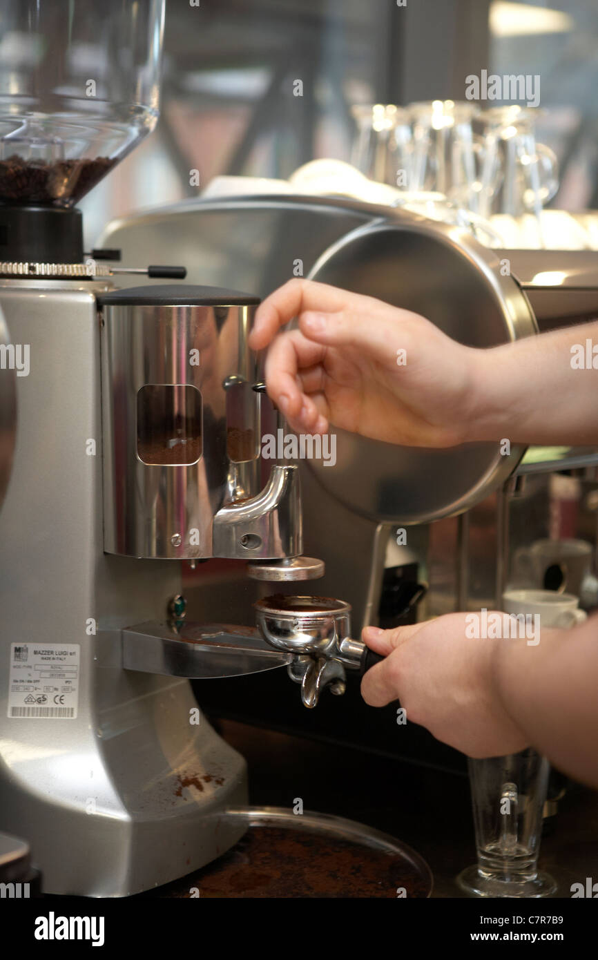 Costa Coffee barista Stock Photo - Alamy