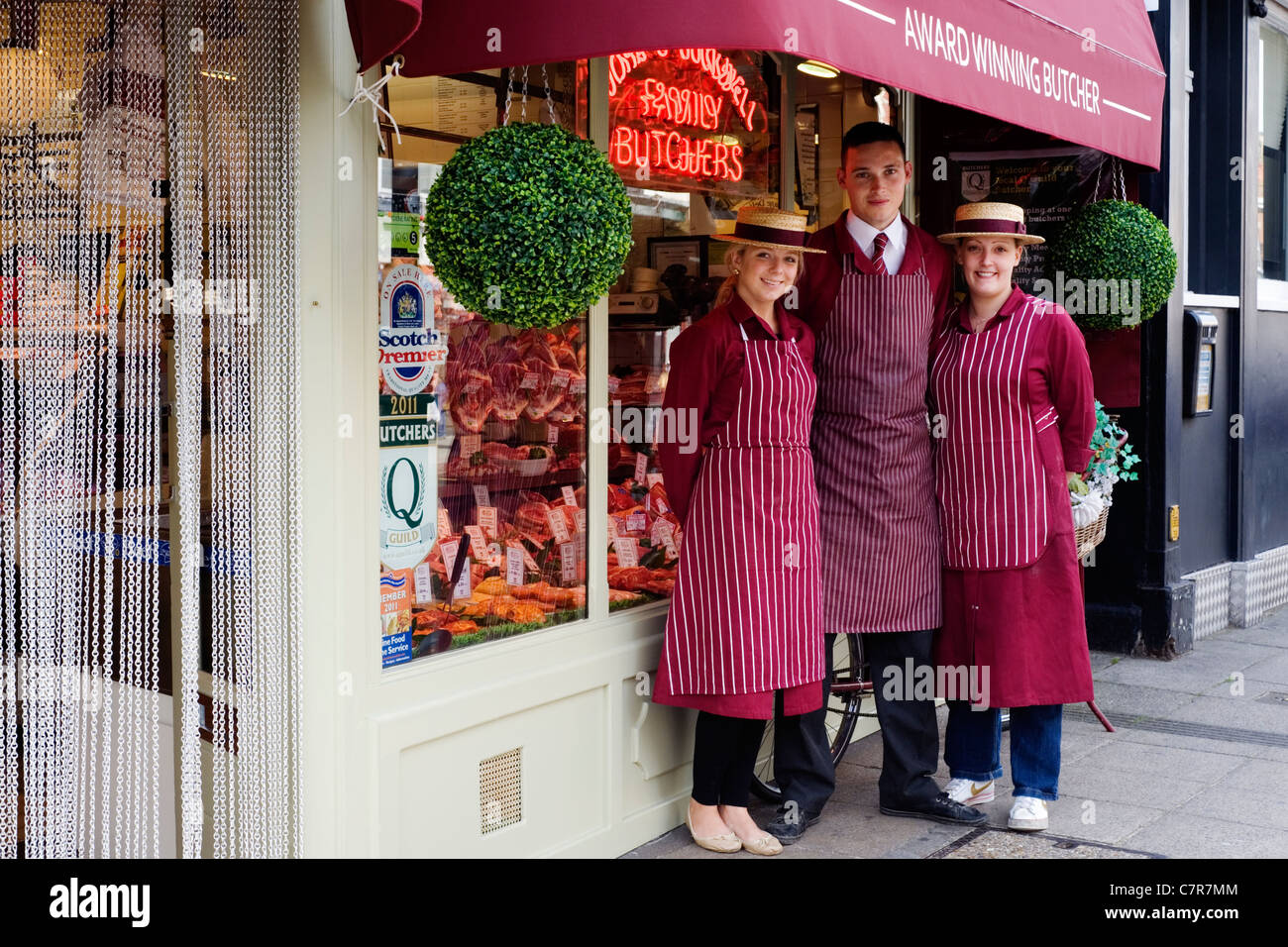Butchers uniform hi-res stock photography and images - Alamy