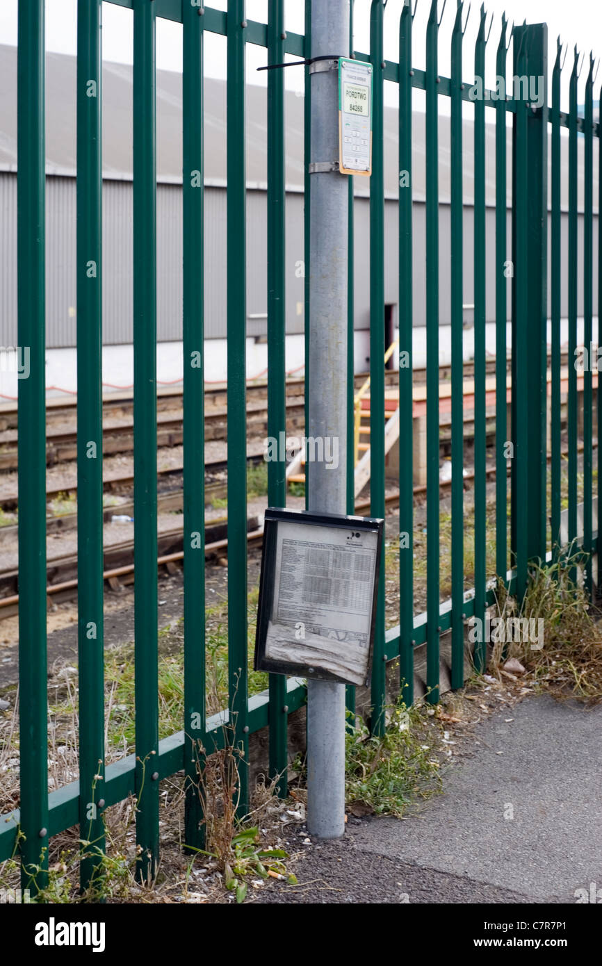 Bus timetable sign hi-res stock photography and images - Alamy