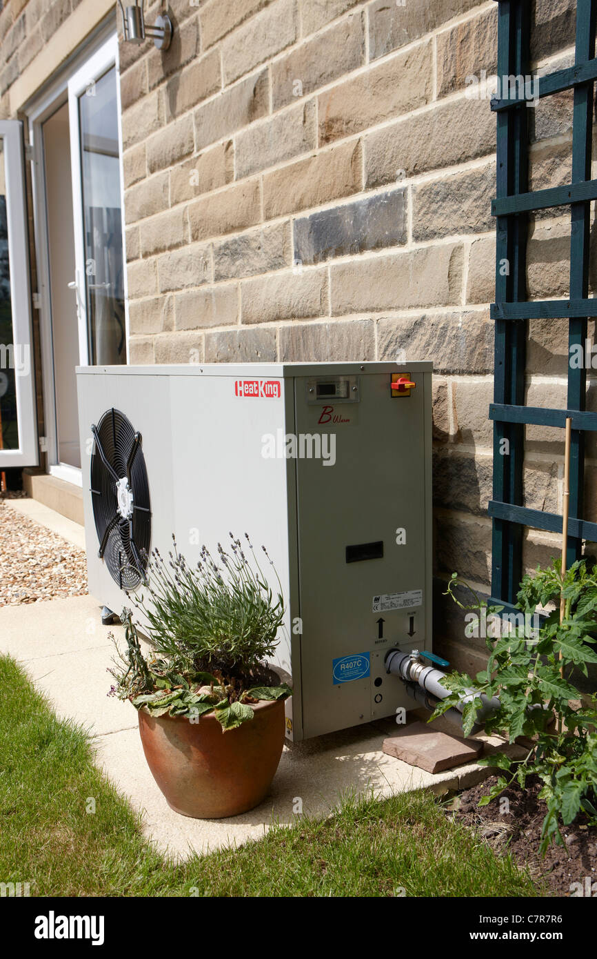 Air Source Heat Pump ASHP Stock Photo - Alamy