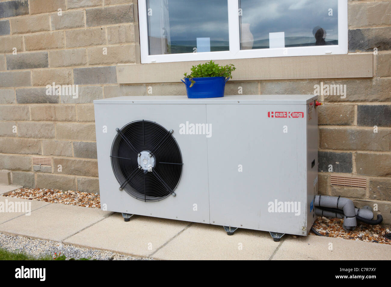 Air Source Heat Pump ASHP Stock Photo - Alamy