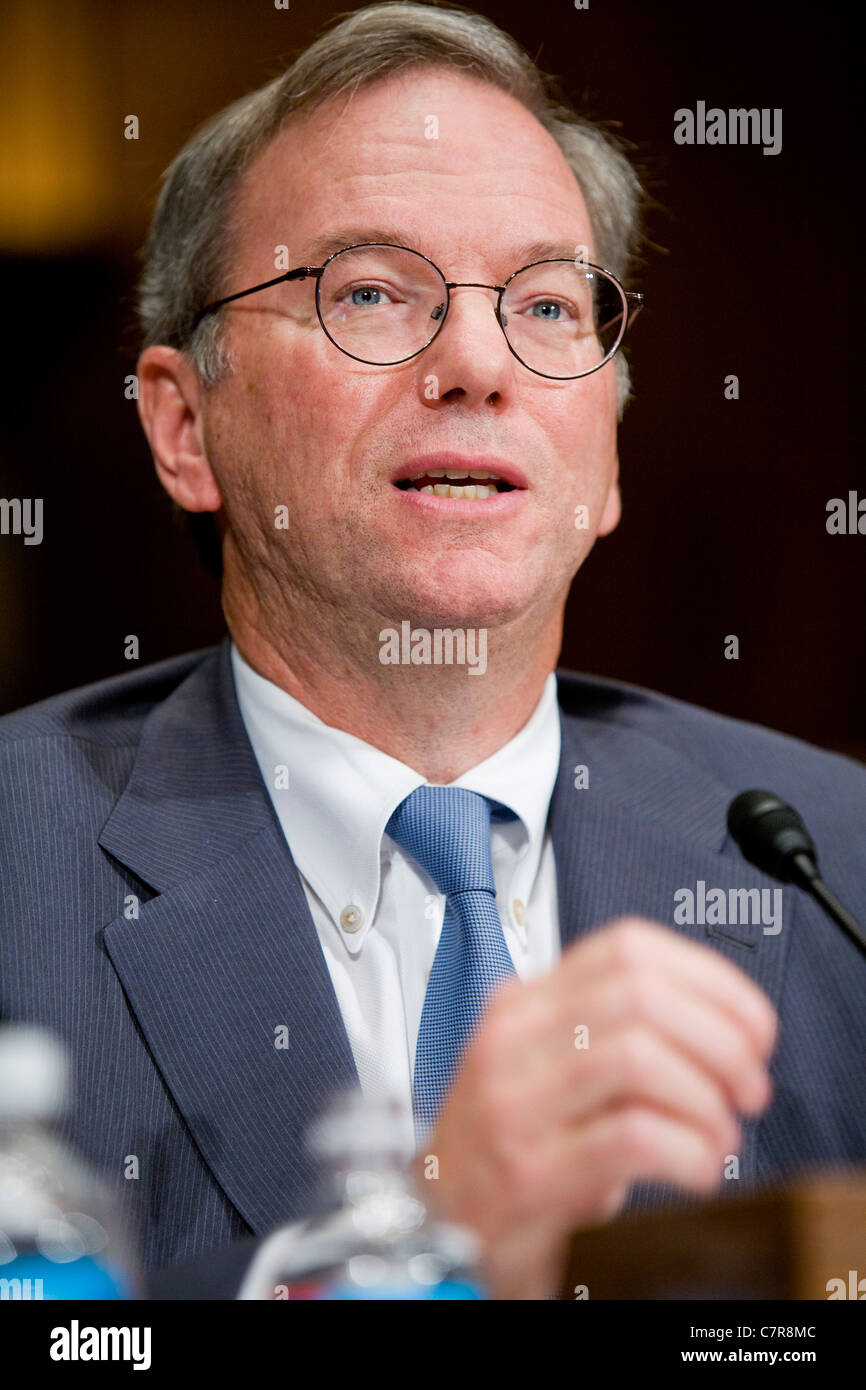 Former Google CEO and current Executive Chairman Eric Schmidt Stock ...