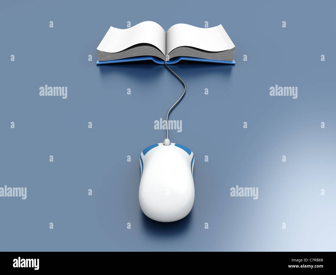 A digital book Stock Photo - Alamy