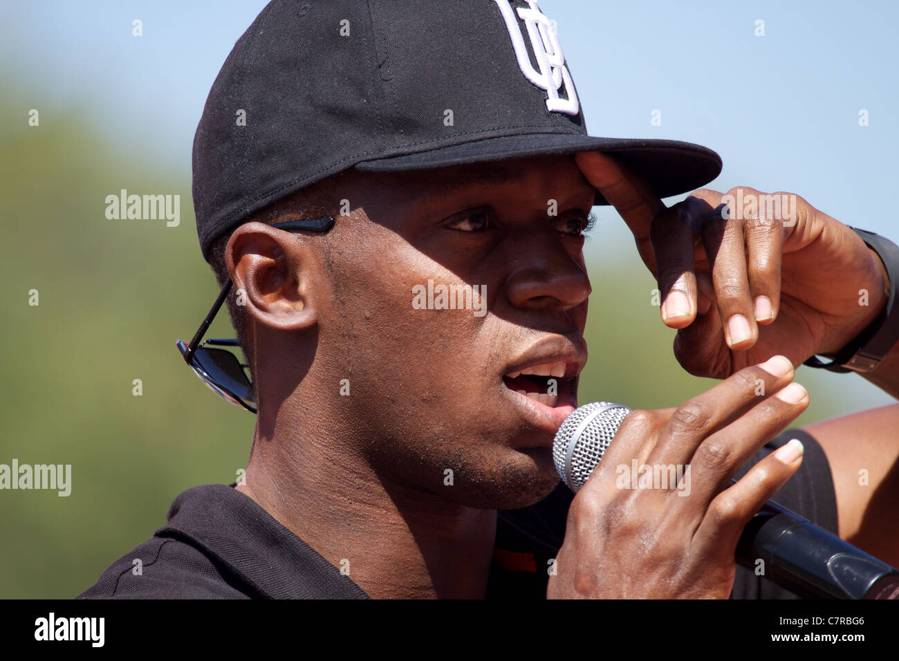Jamaican Sprinter Usain Bolt Stock Photo - Alamy