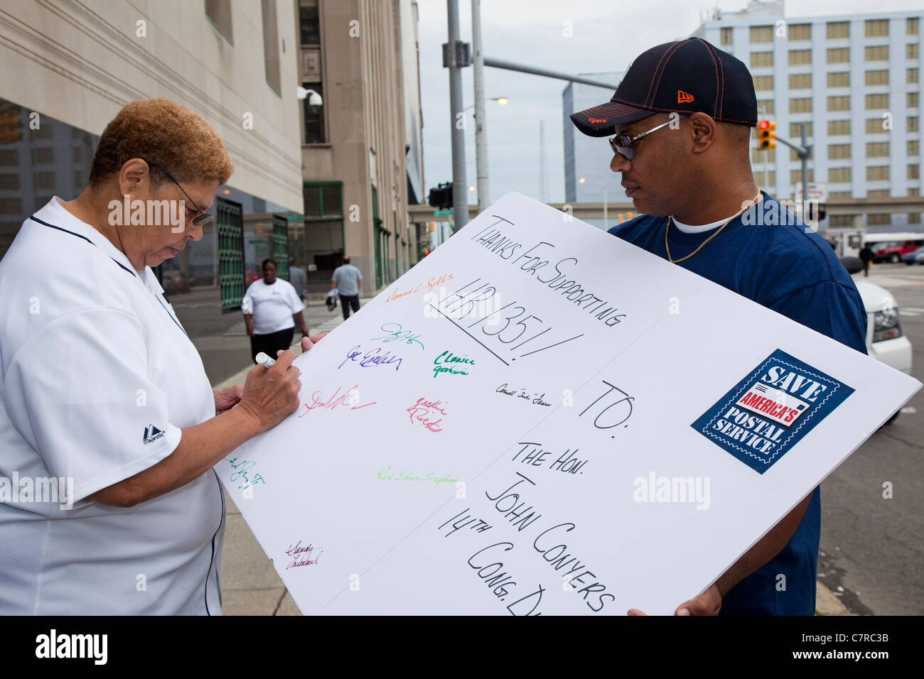 African american postal workers hi-res stock photography and images - Alamy