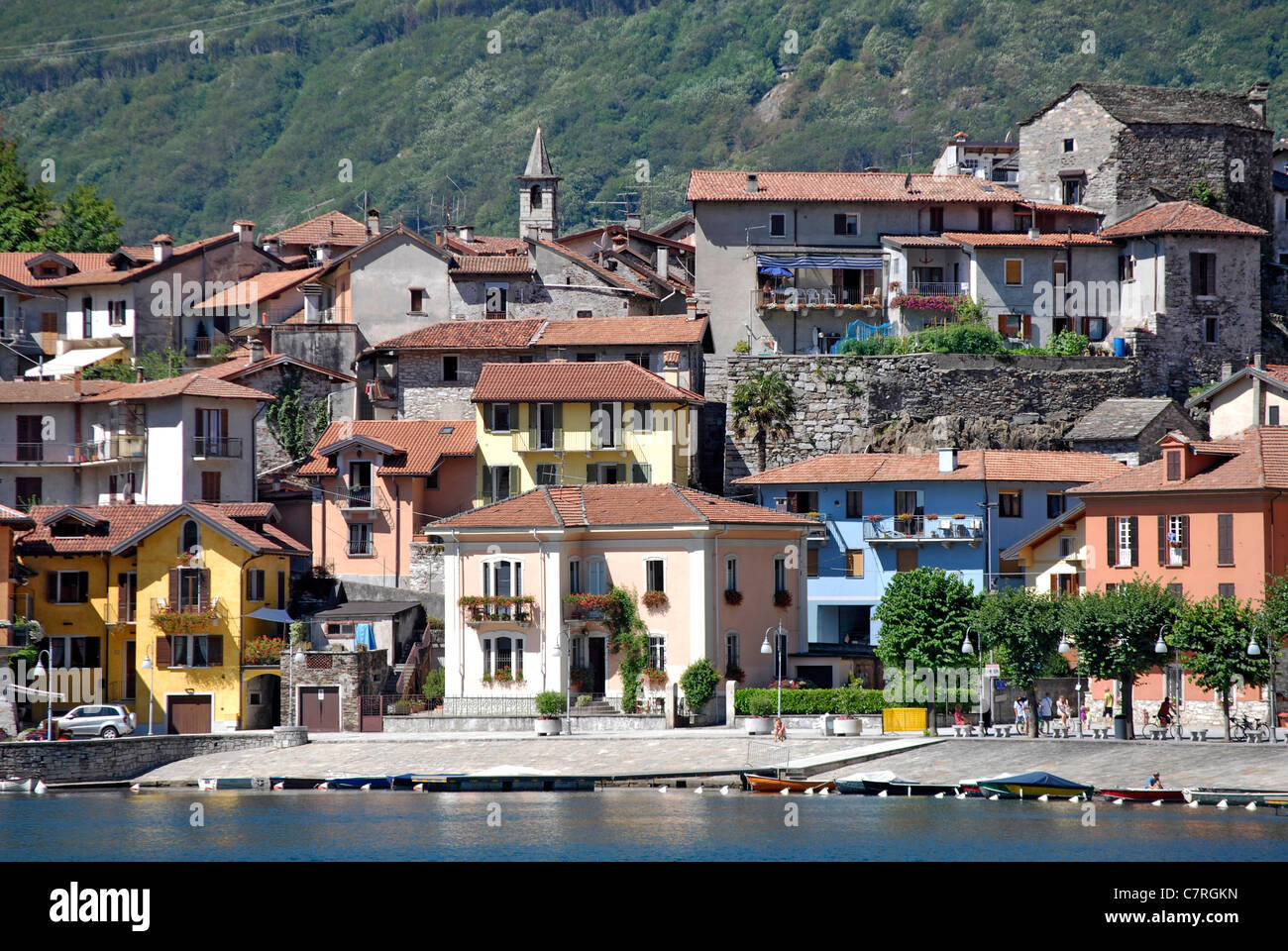 Cityscape view with lago maggiore hi-res stock photography and images ...