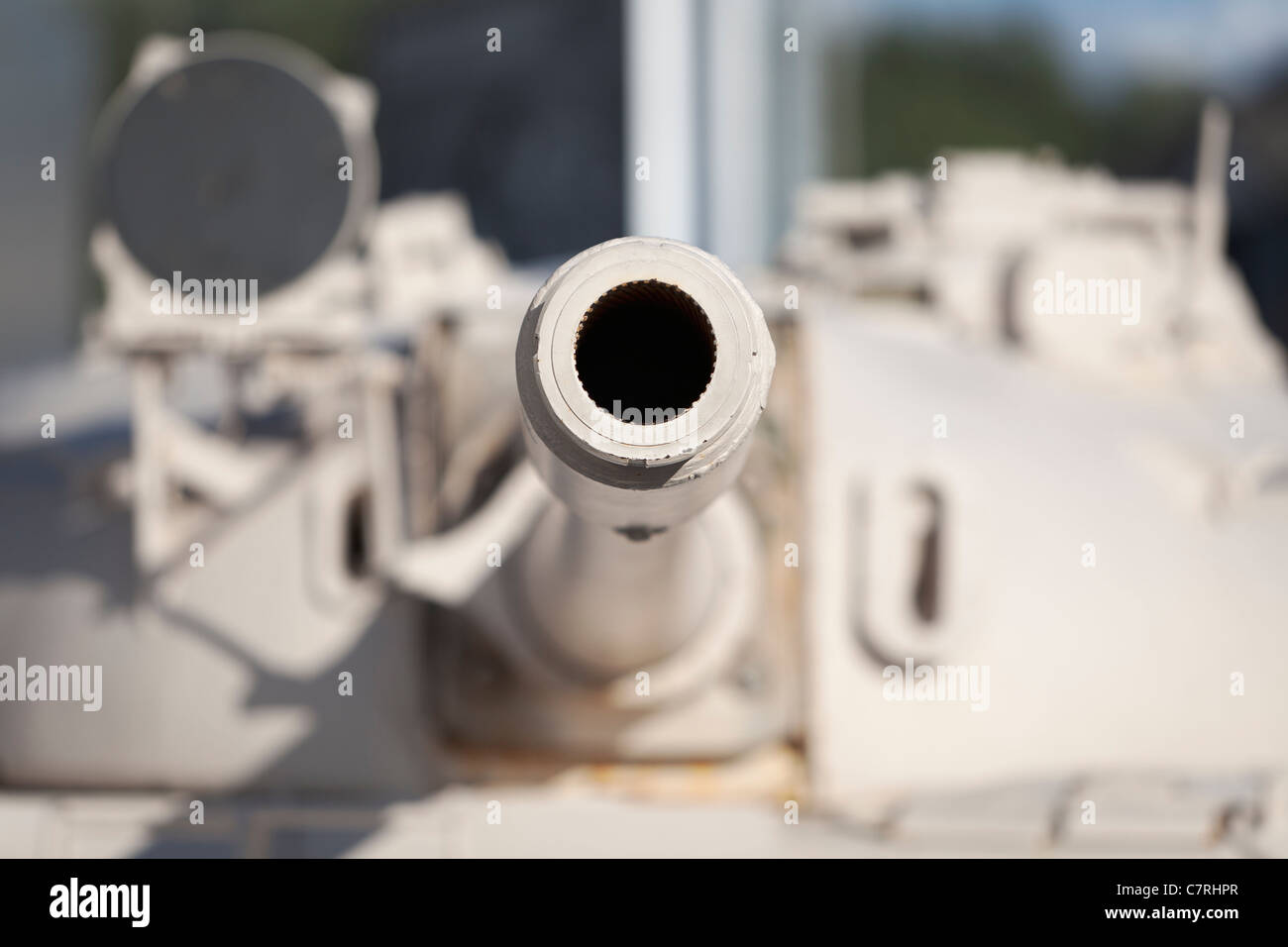 Looking down the barrel of a gun Stock Photo - Alamy
