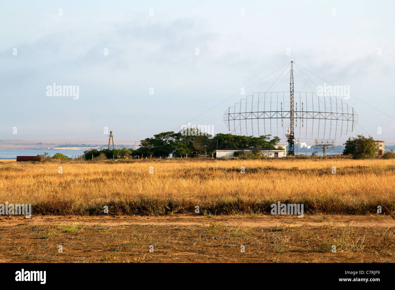 Military radar of the anti-aircraft system Stock Photo - Alamy