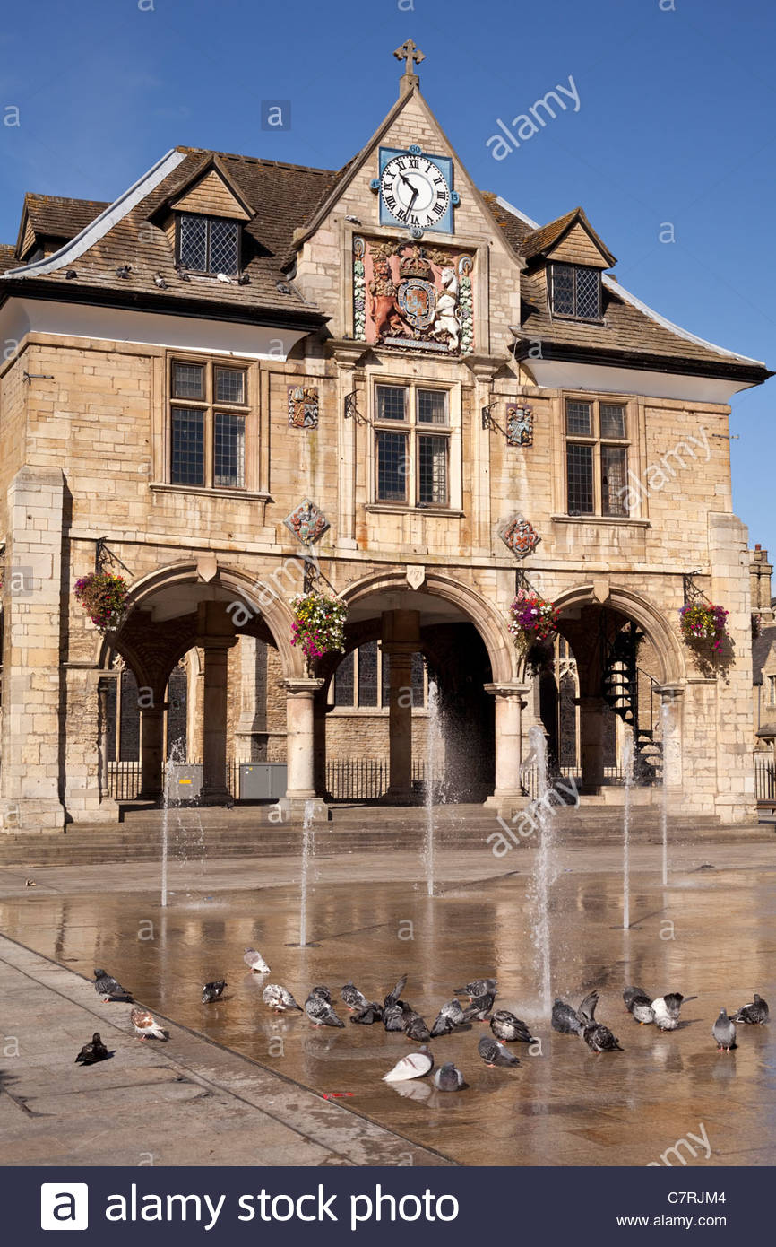 Cathedral Square Peterborough Cambridgeshire England High Resolution ...