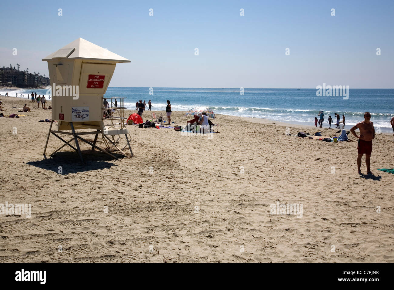 Laguna main Beach Stock Photo - Alamy