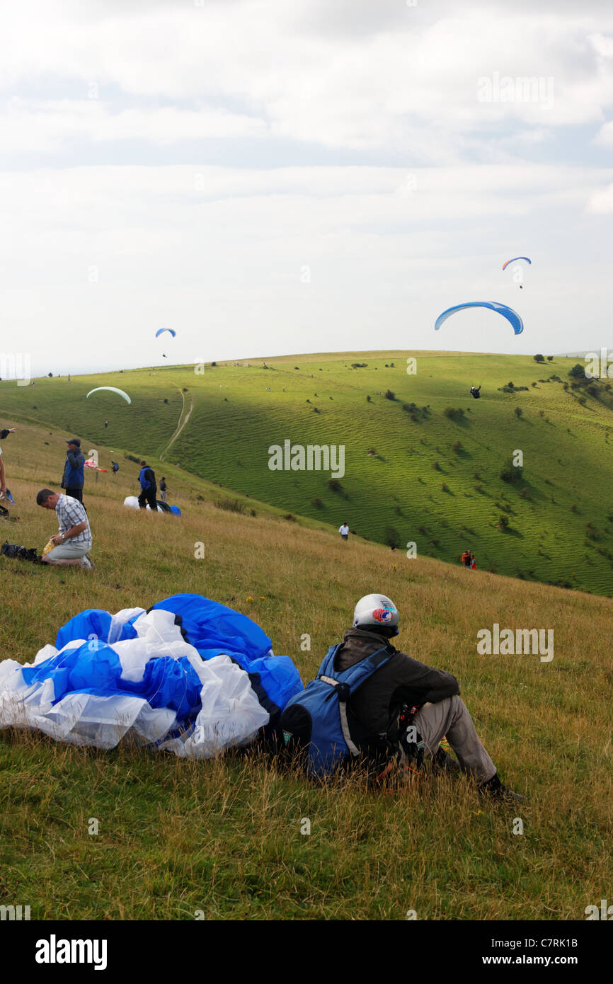 Parascending parascender hi-res stock photography and images - Alamy