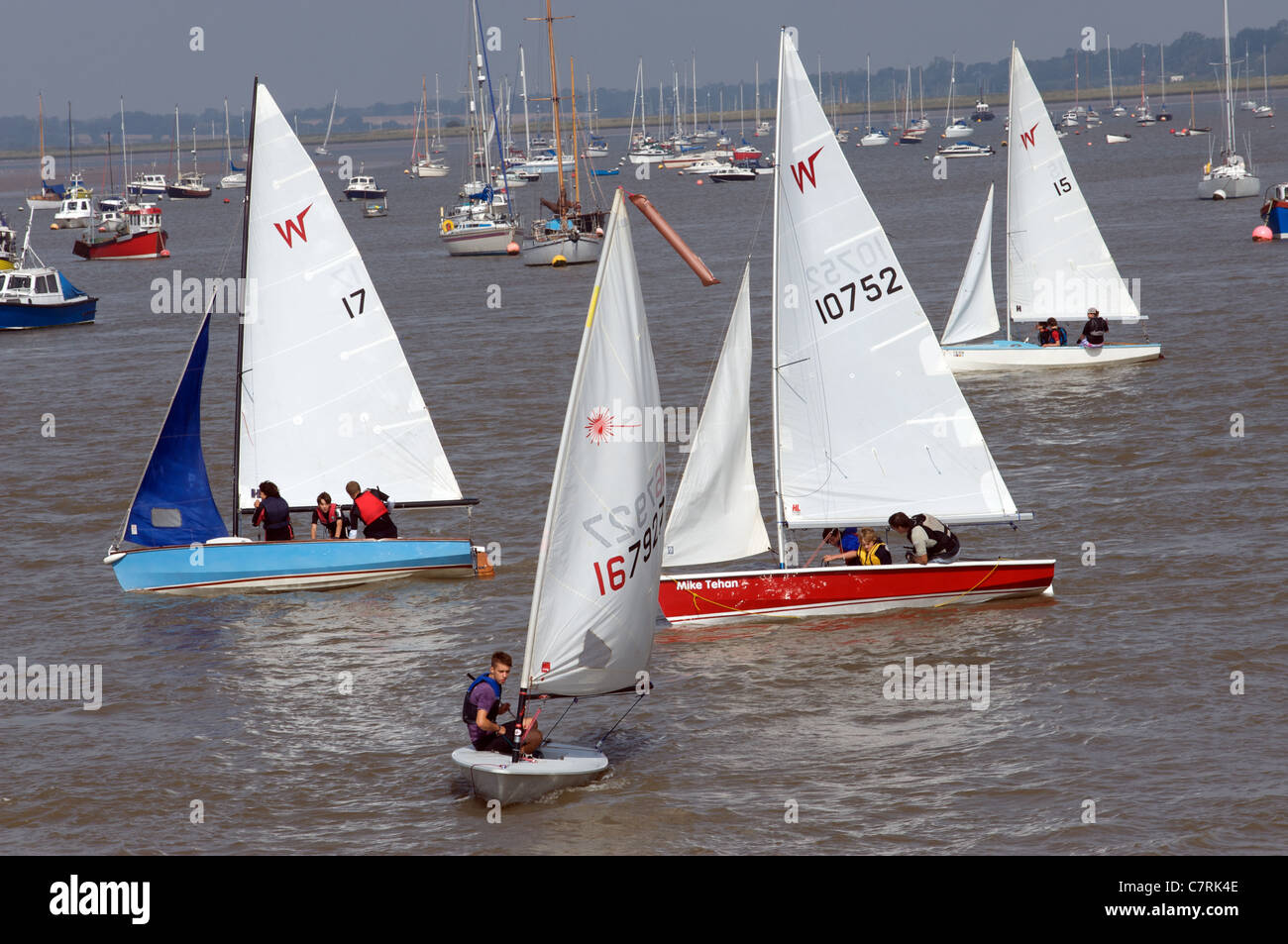 Yachts river deben felixstowe hi-res stock photography and images - Alamy