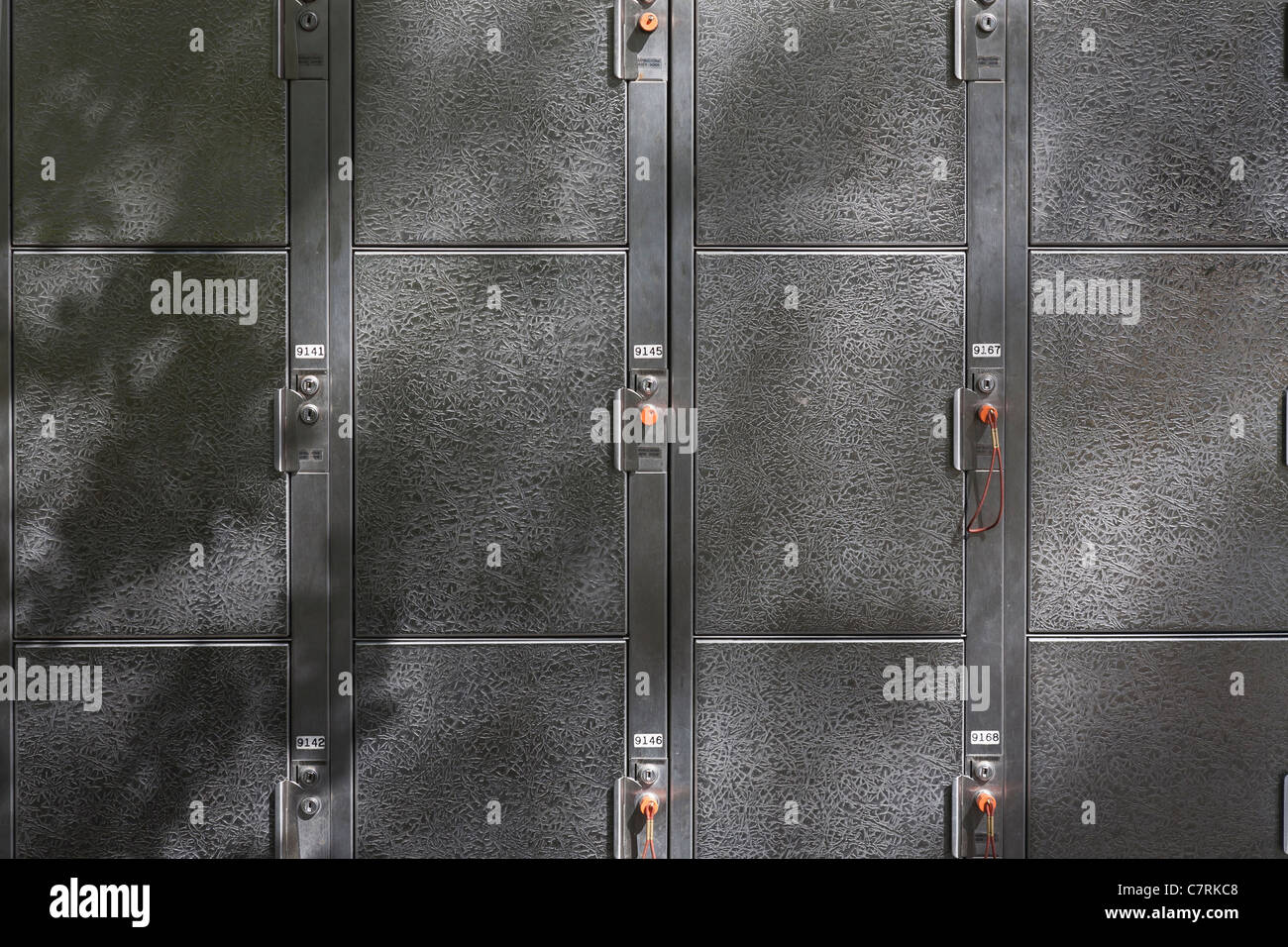 Close up lockers in locker hi-res stock photography and images - Alamy