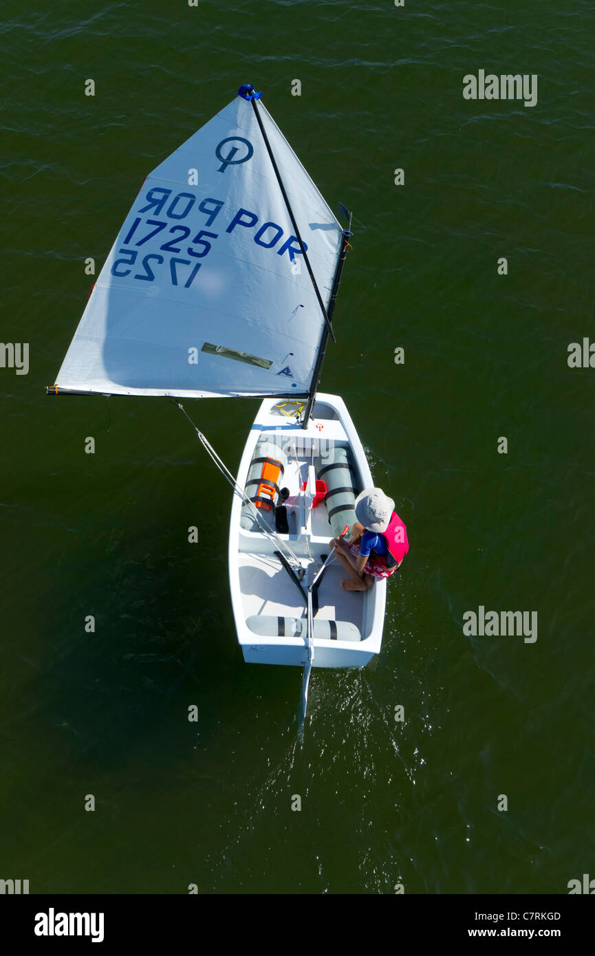 Sailboat ariel view hi-res stock photography and images - Alamy