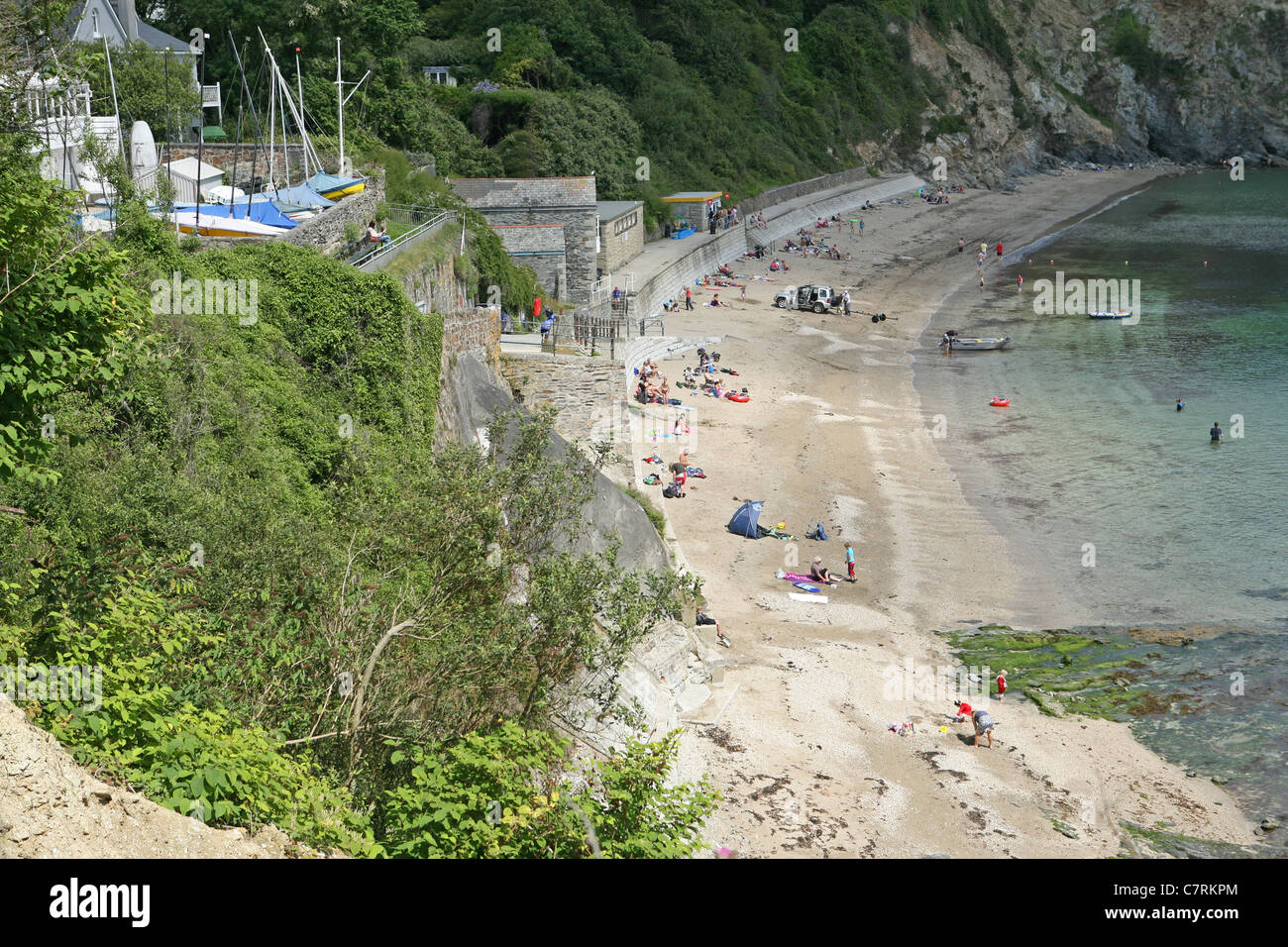 Porthpean beach hi-res stock photography and images - Alamy