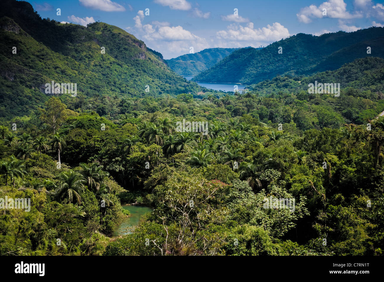 Panorama from viewpoint Stock Photo - Alamy