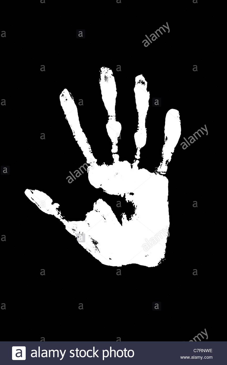 Handprints Black High Resolution Stock Photography and Images - Alamy