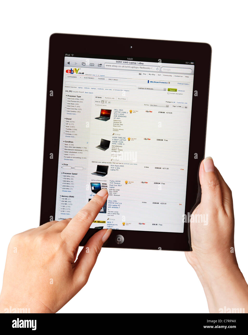 Ebay auction site hi-res stock photography and images - Alamy