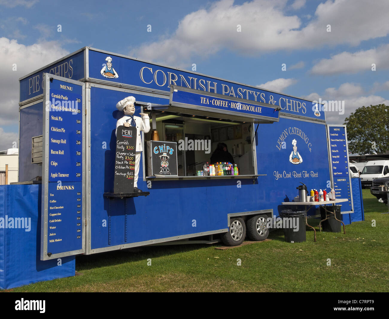 A Cornish Pasty trailer at the Lincolnshire Showground, Lincoln ...