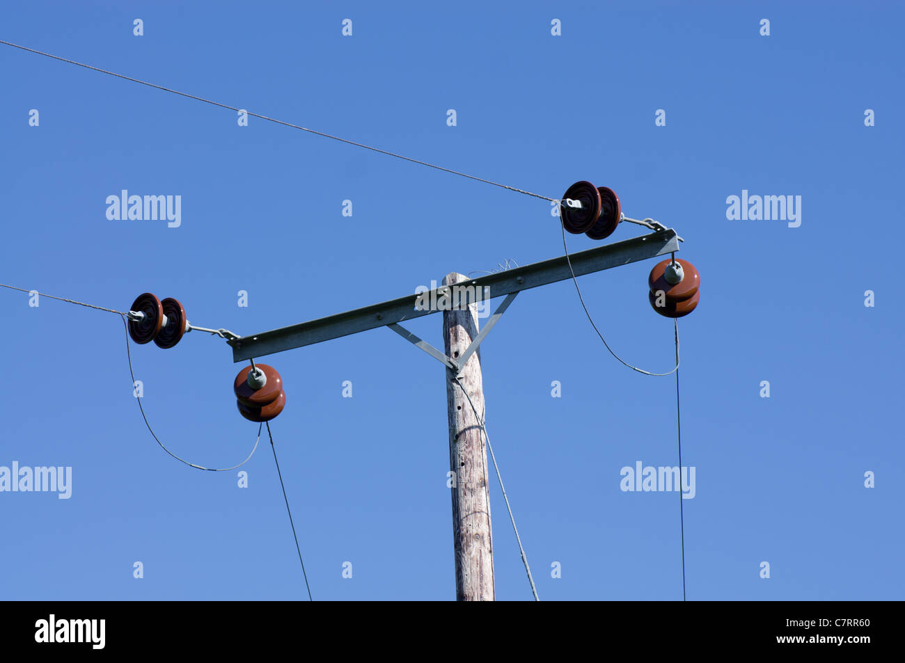 Power telegraph pole hi-res stock photography and images - Alamy