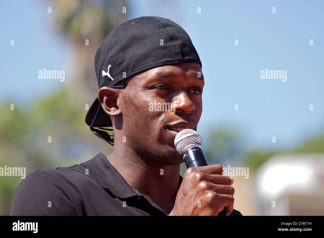 Jamaican Sprinter Usain Bolt Stock Photo - Alamy