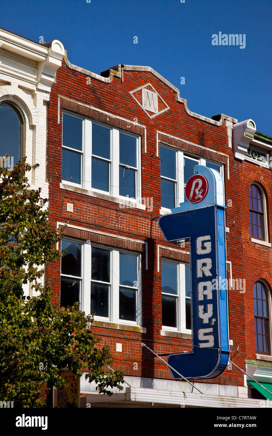 Historic buildings of downtown Franklin Tennessee USA Stock Photo - Alamy