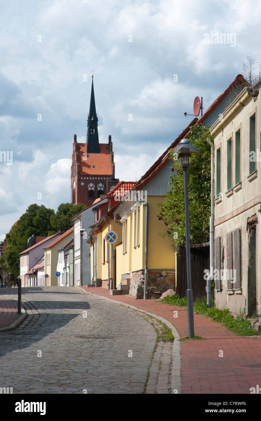 Cityscape view Usedom, Usedom Island, Baltic Sea, Mecklenburg ...