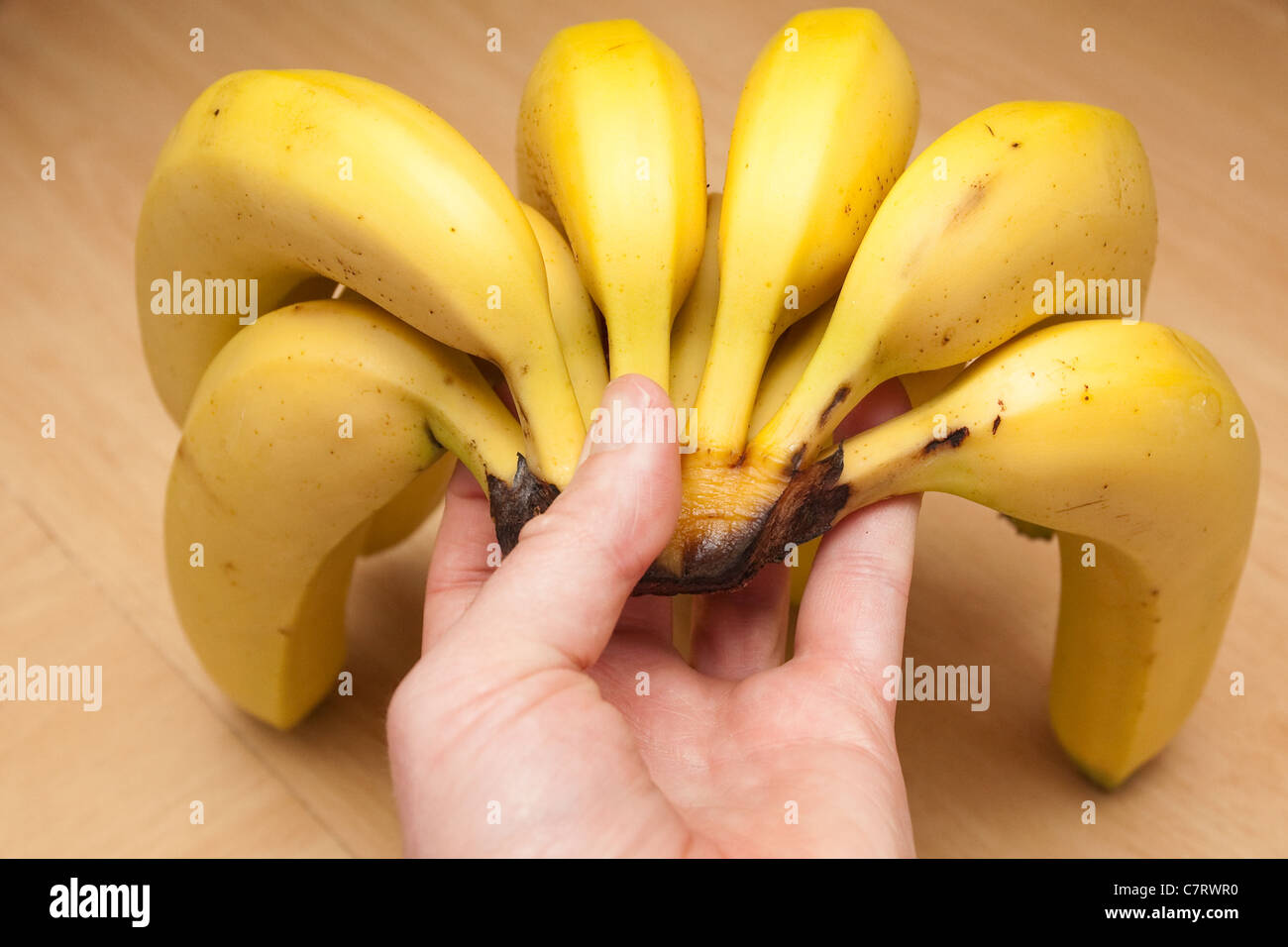 Hand of bananas hi-res stock photography and images - Alamy
