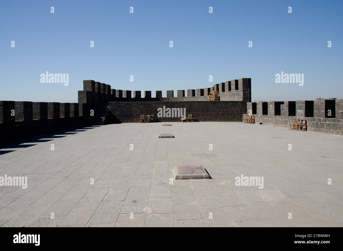 Eastern Turkey, Anatolia, Mesopotamia. Kurdish city Diyarbakir. Black ...