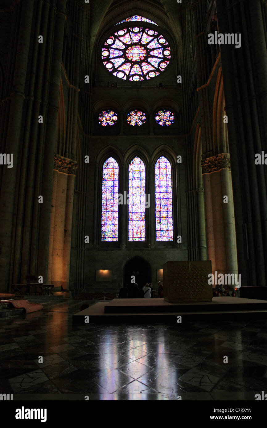 Rose window reims cathedral france hi-res stock photography and images ...