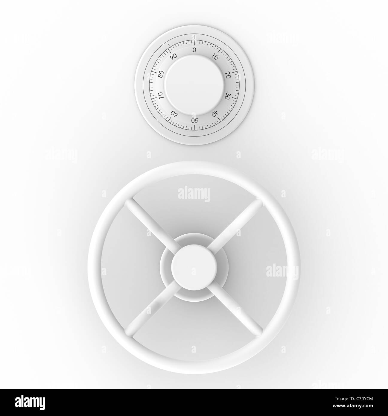 Combination lock circular Black and White Stock Photos & Images - Alamy