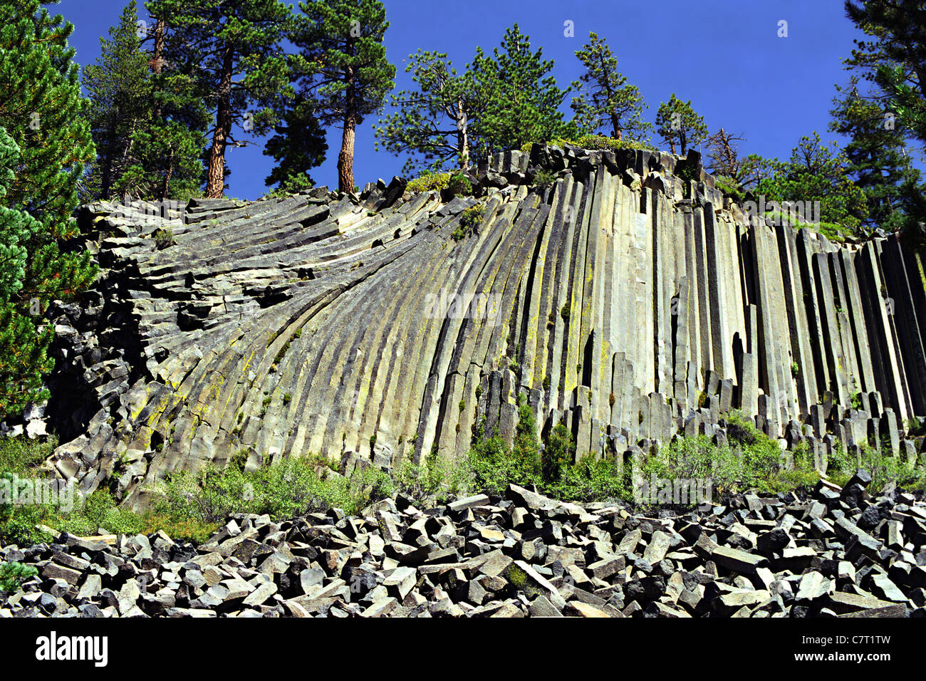 Devil's Postpile National Monument, Mammoth, California Stock Photo - Alamy