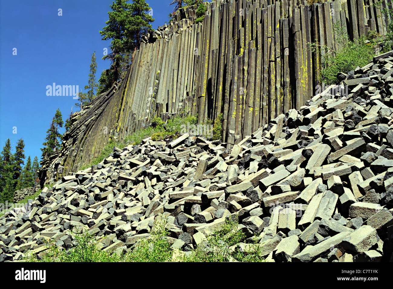 Devil's Postpile National Monument, Mammoth, California Stock Photo - Alamy