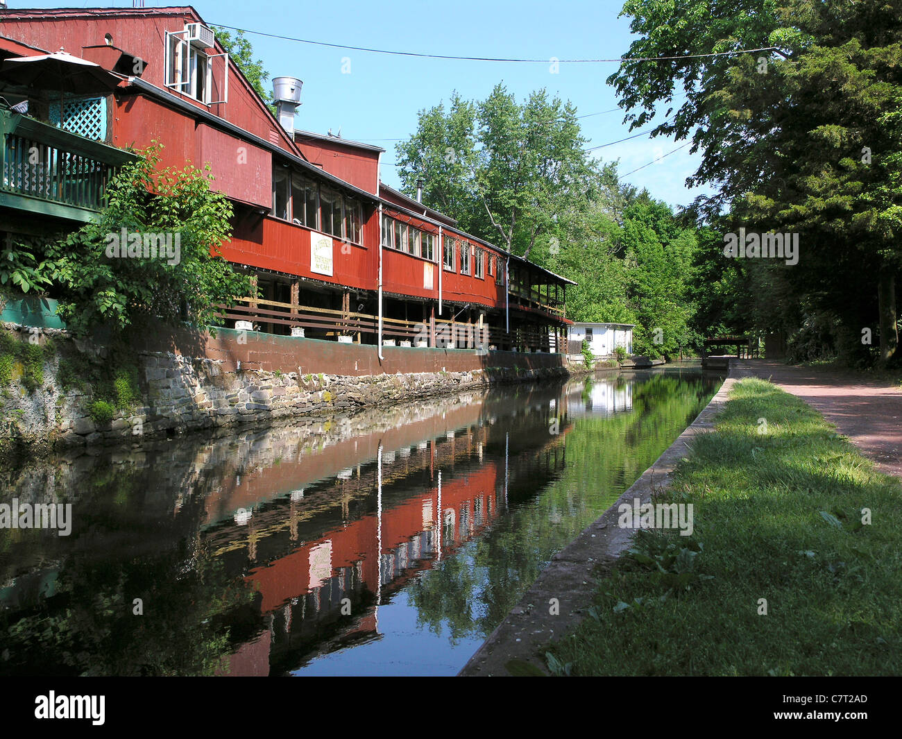 Historic Canal House in New Hope, Pennsylvania Stock Photo - Alamy
