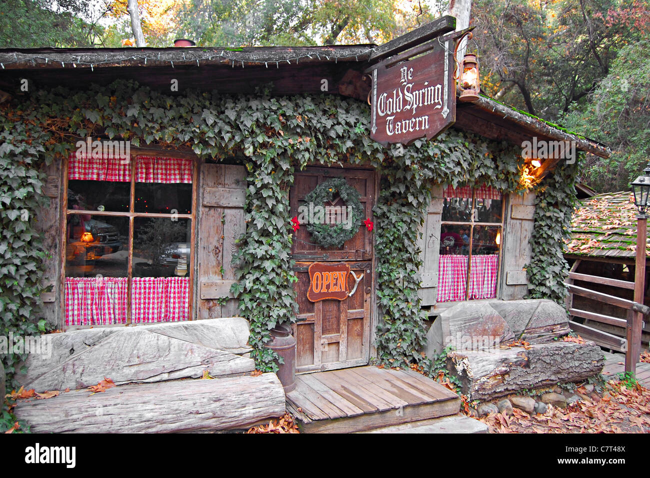 Cold Springs Tavern, Santa Barbara, California Stock Photo - Alamy